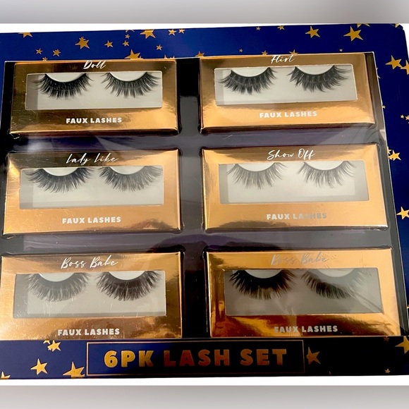 Makeup | New 6 Pk Faux Lash Set | Poshmark